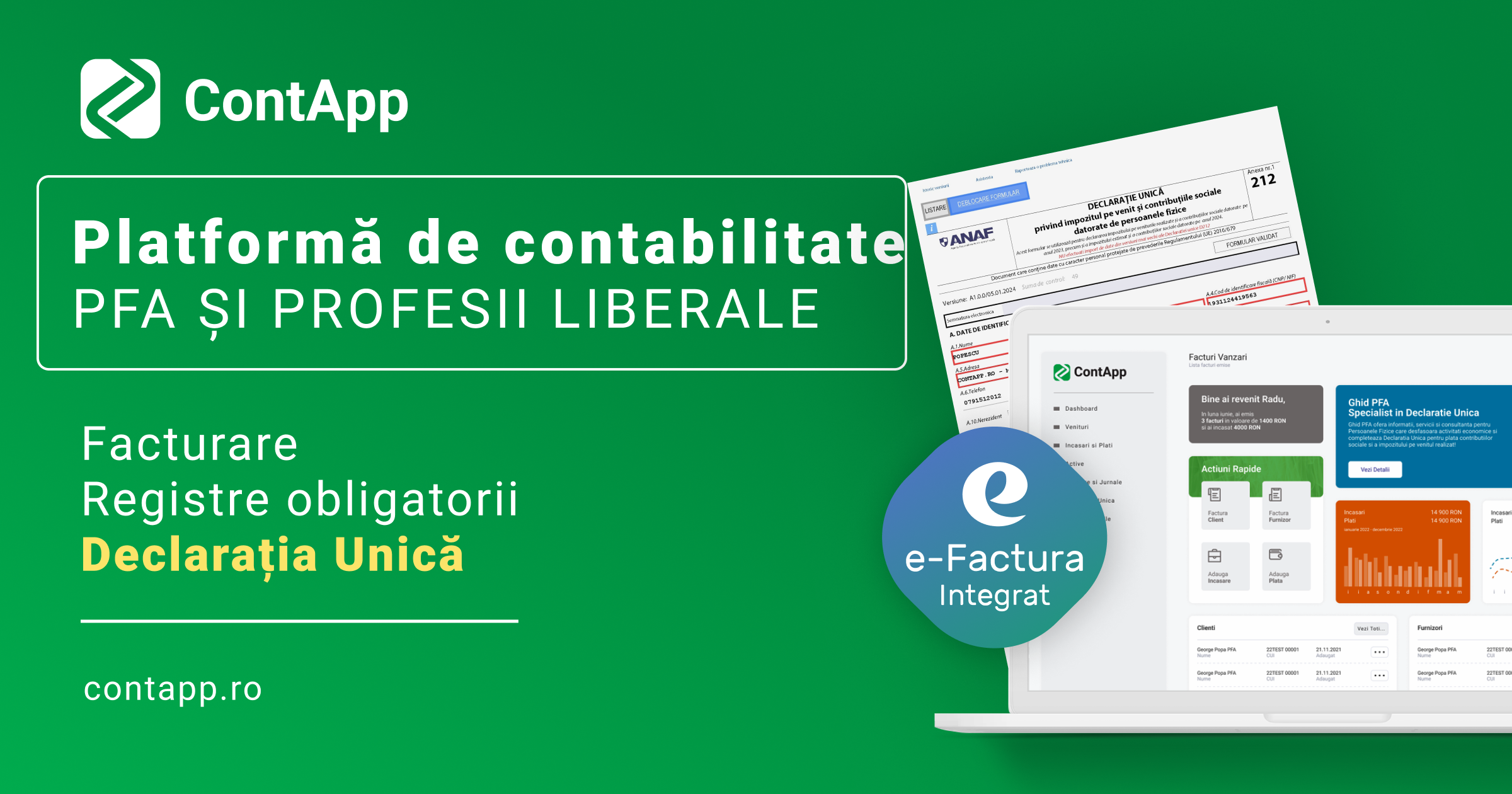 Programul de completare și generare automată a Declarației Unice 2021-2025 - ContApp